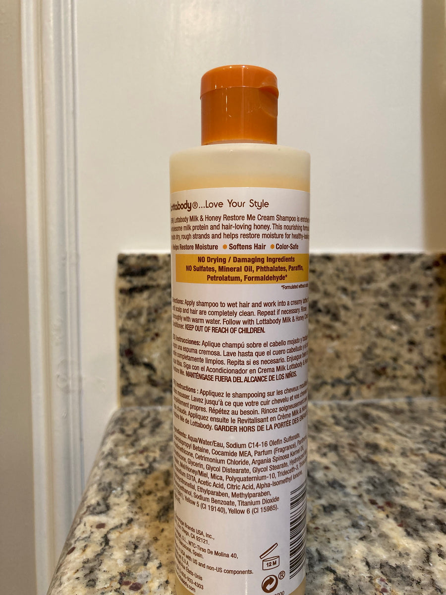 Lotta Body Restore Me Cream Shampoo – CCK Beauty Supply